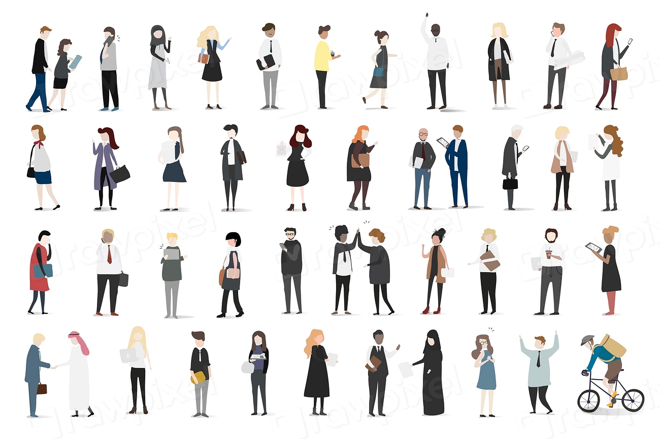 Vector collection of business people | Premium Vector - rawpixel