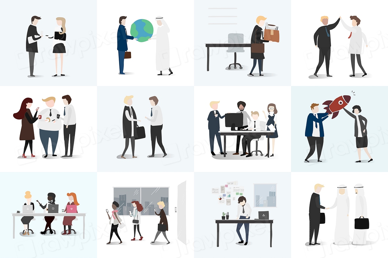 Vector collection of business people | Premium Vector - rawpixel