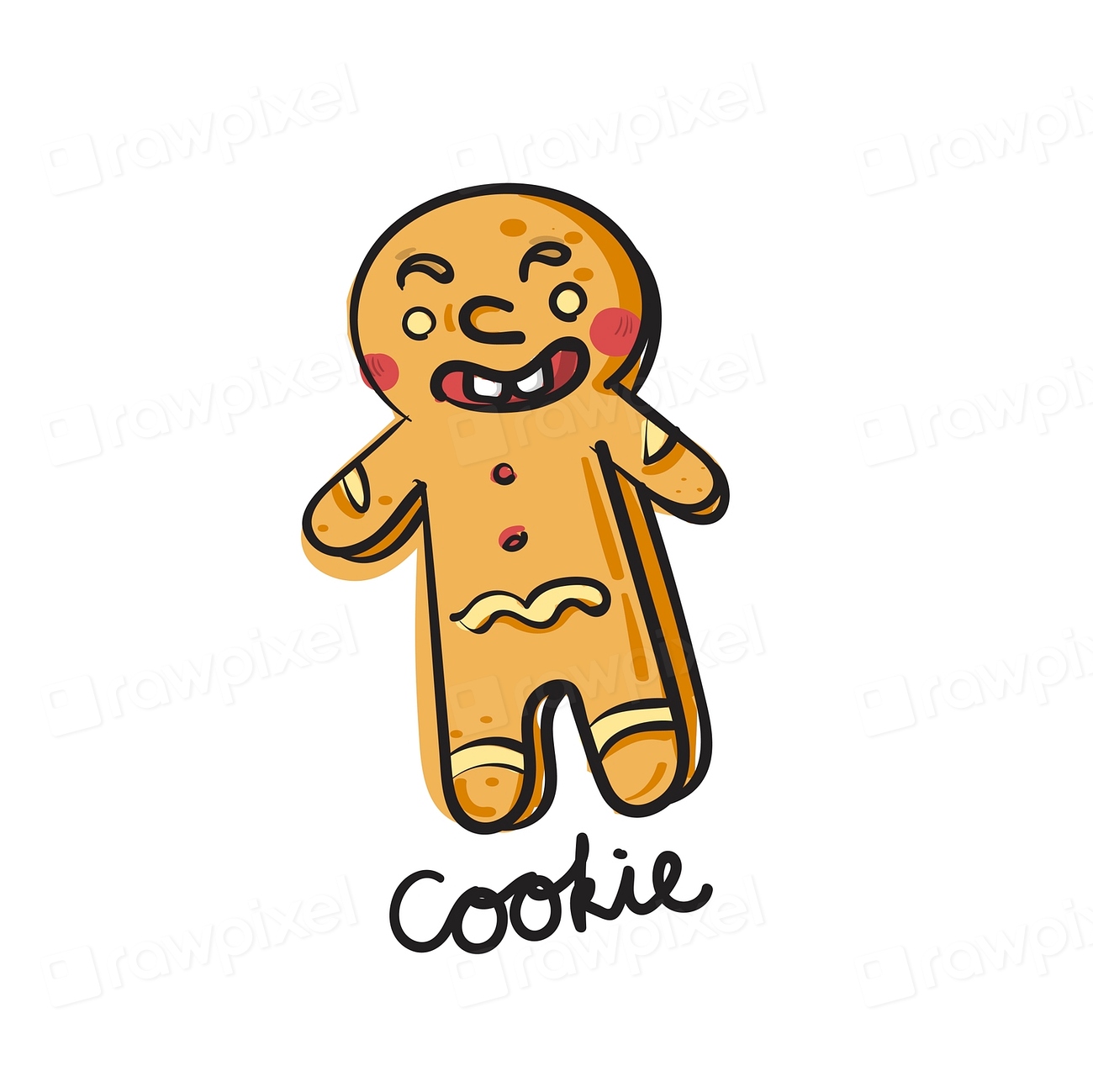 Illustration drawing style of cookie | Free Vector Illustration - rawpixel