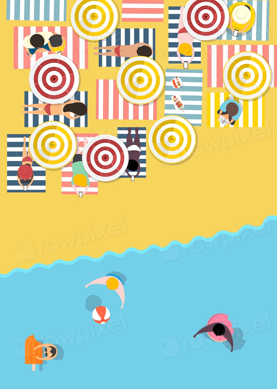 Vector of summer feel design | Free Photo Illustration - rawpixel