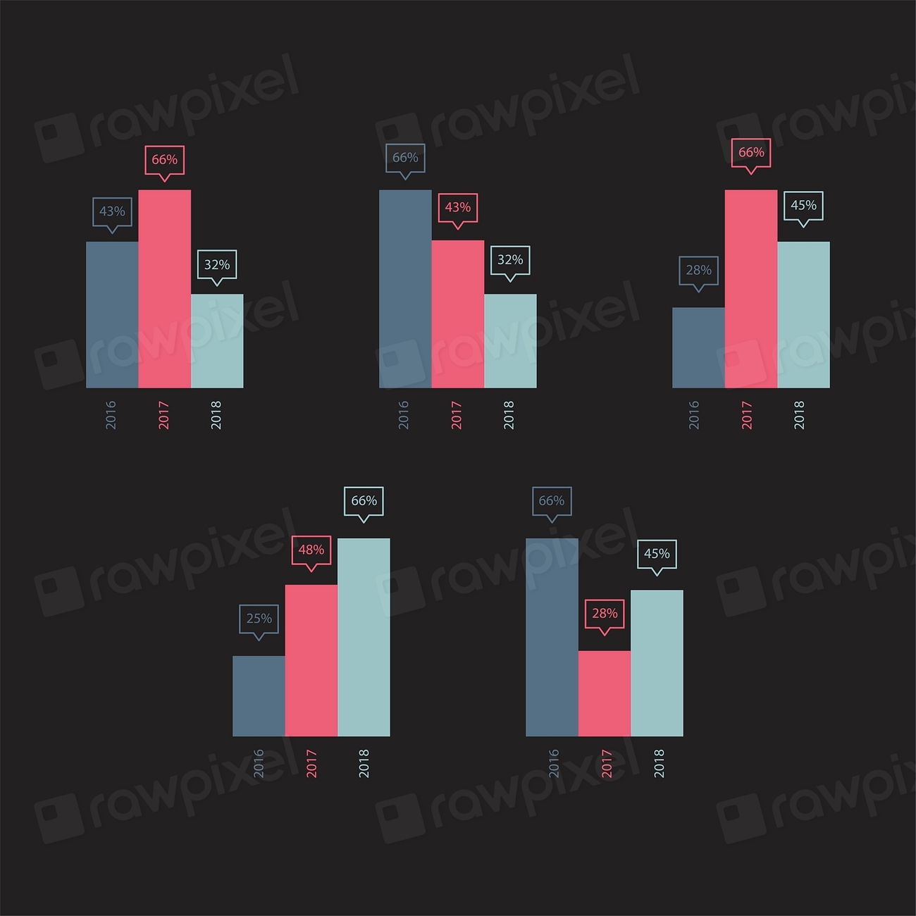 Illustration of a bar graph | Premium Vector - rawpixel