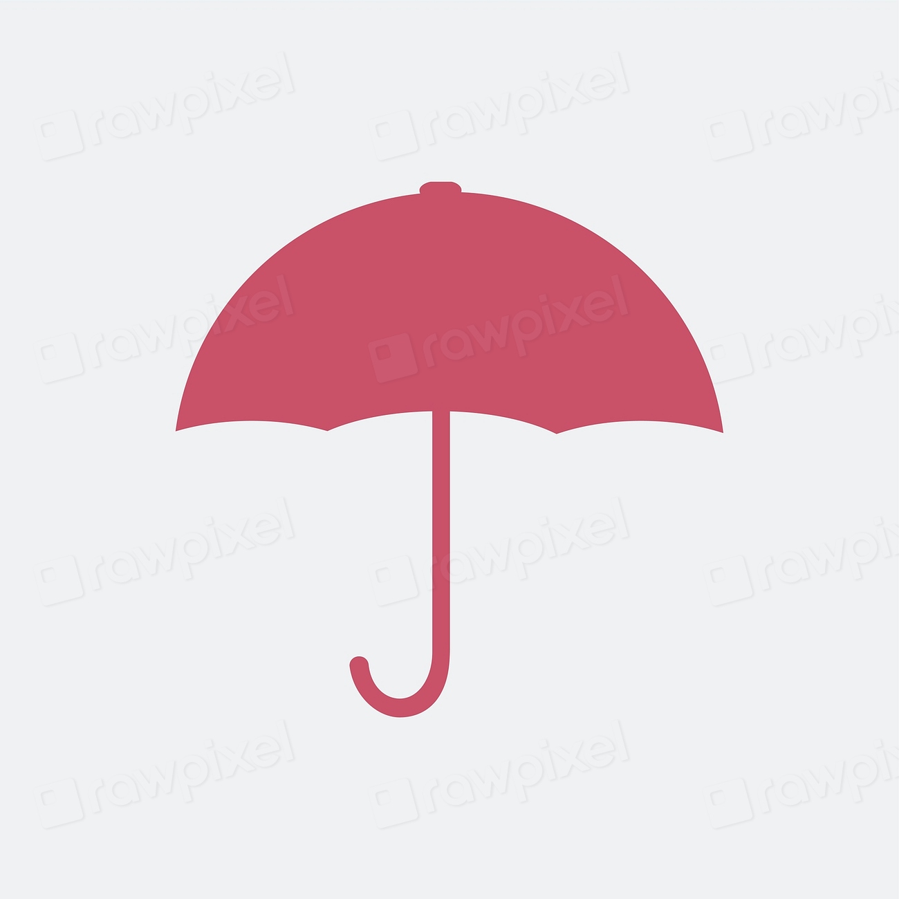 Red umbrella sign white background | Premium Vector - rawpixel