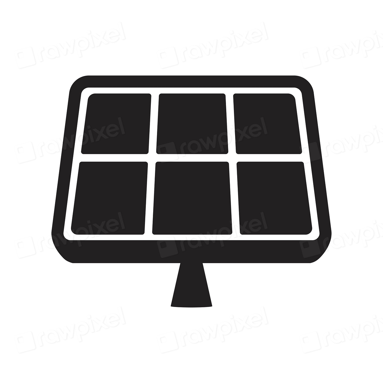 Solar cell logo icon illustration | Premium Vector - rawpixel