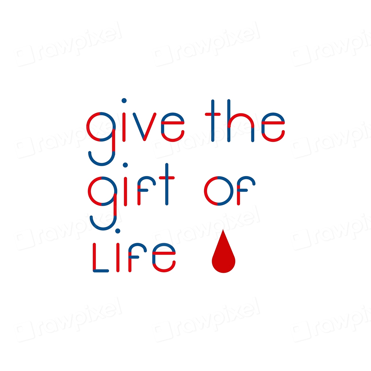 Give gift life typography | Free Vector - rawpixel