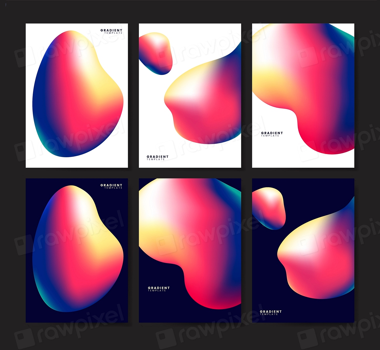 Colorful flyer template design illustration | Premium Vector - rawpixel