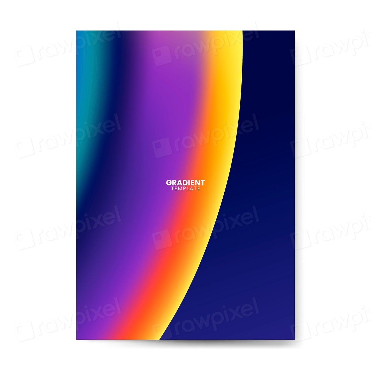 Colorful flyer template design illustration | Free Vector - rawpixel