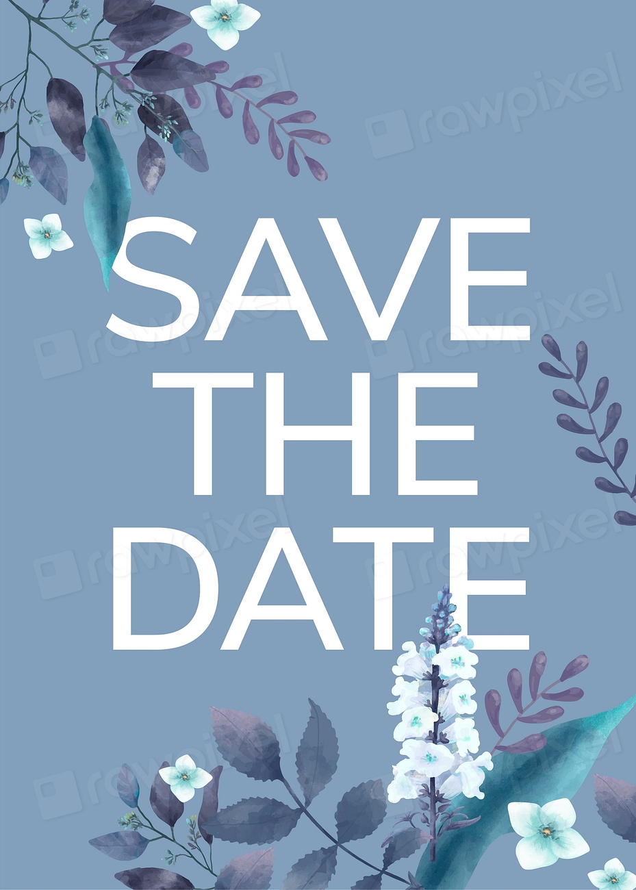 Blue themed greetings card miniature | Premium Vector - rawpixel