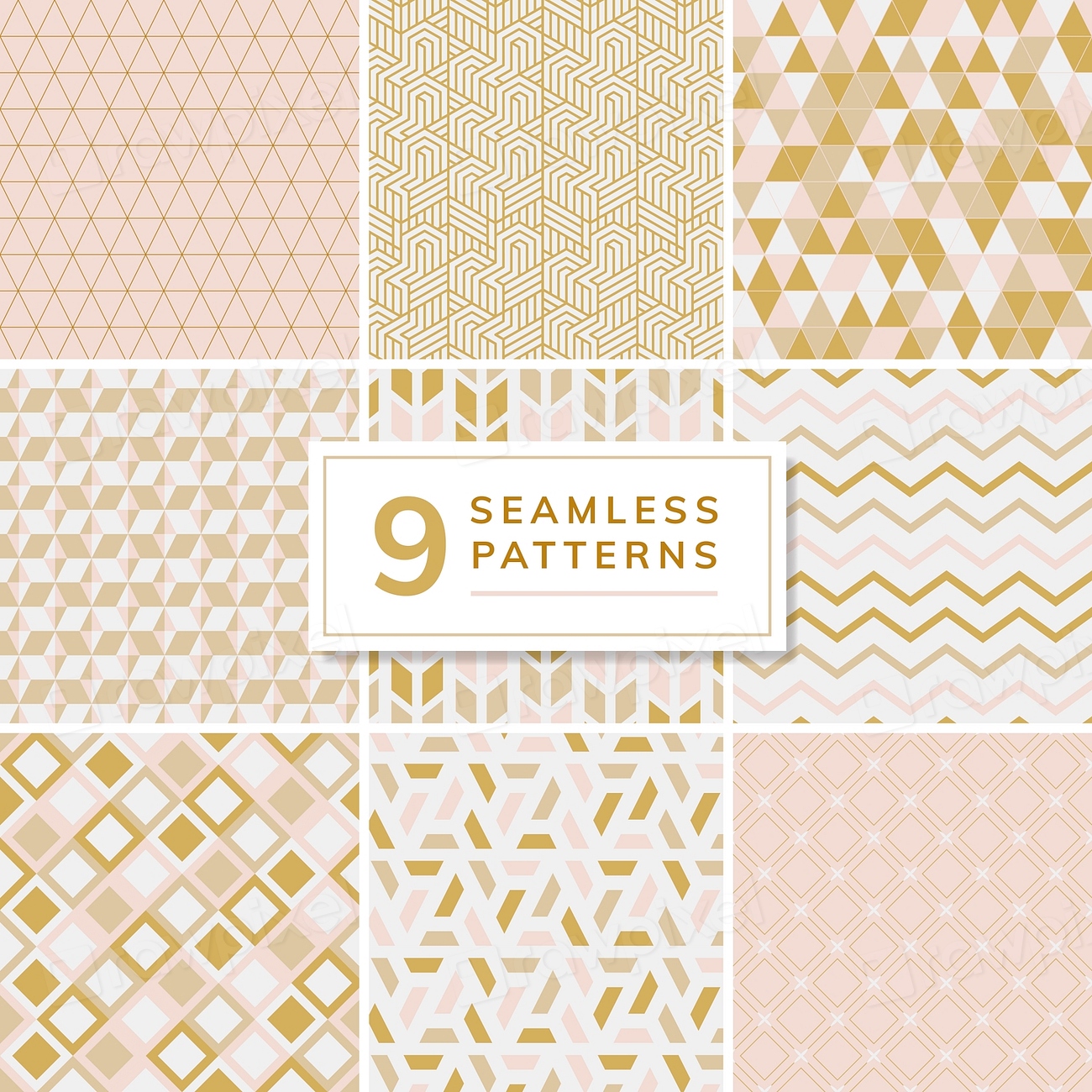 Collection of patterns vector illustration | Premium Vector - rawpixel