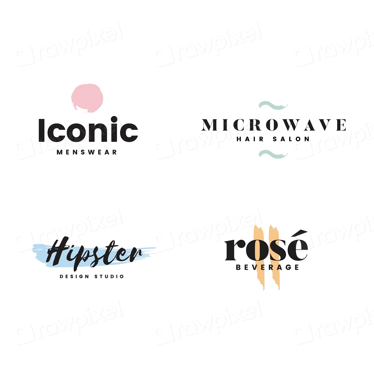 Collection of logos and branding | Premium Vector - rawpixel