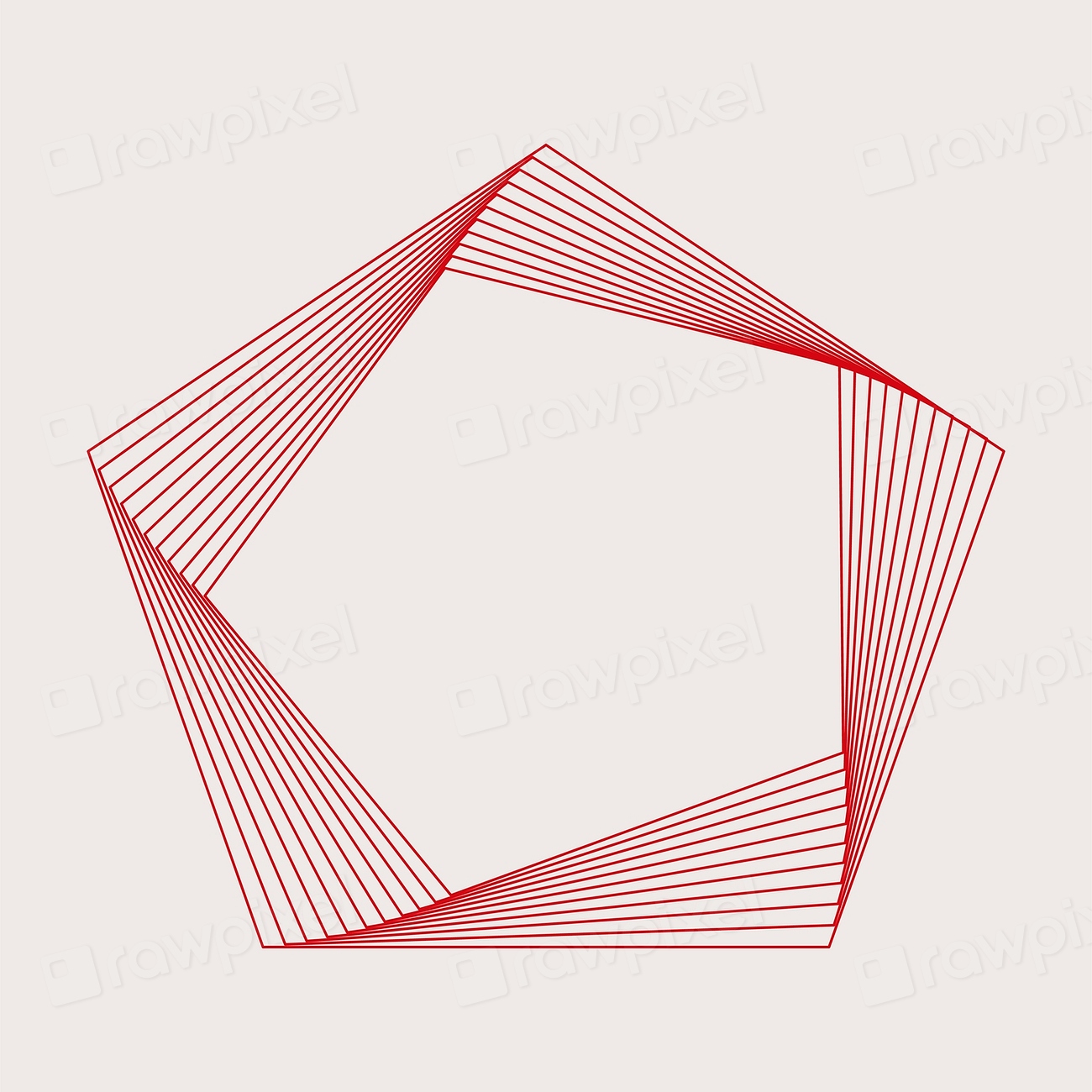 Abstract pentagon geometric element vector | Premium Vector - rawpixel