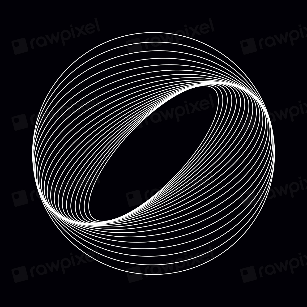 Abstract circular geometric element vector | Premium Vector - rawpixel
