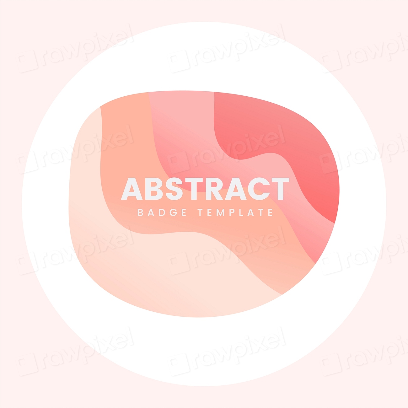 Colorful abstract badge logo design | Premium Vector - rawpixel