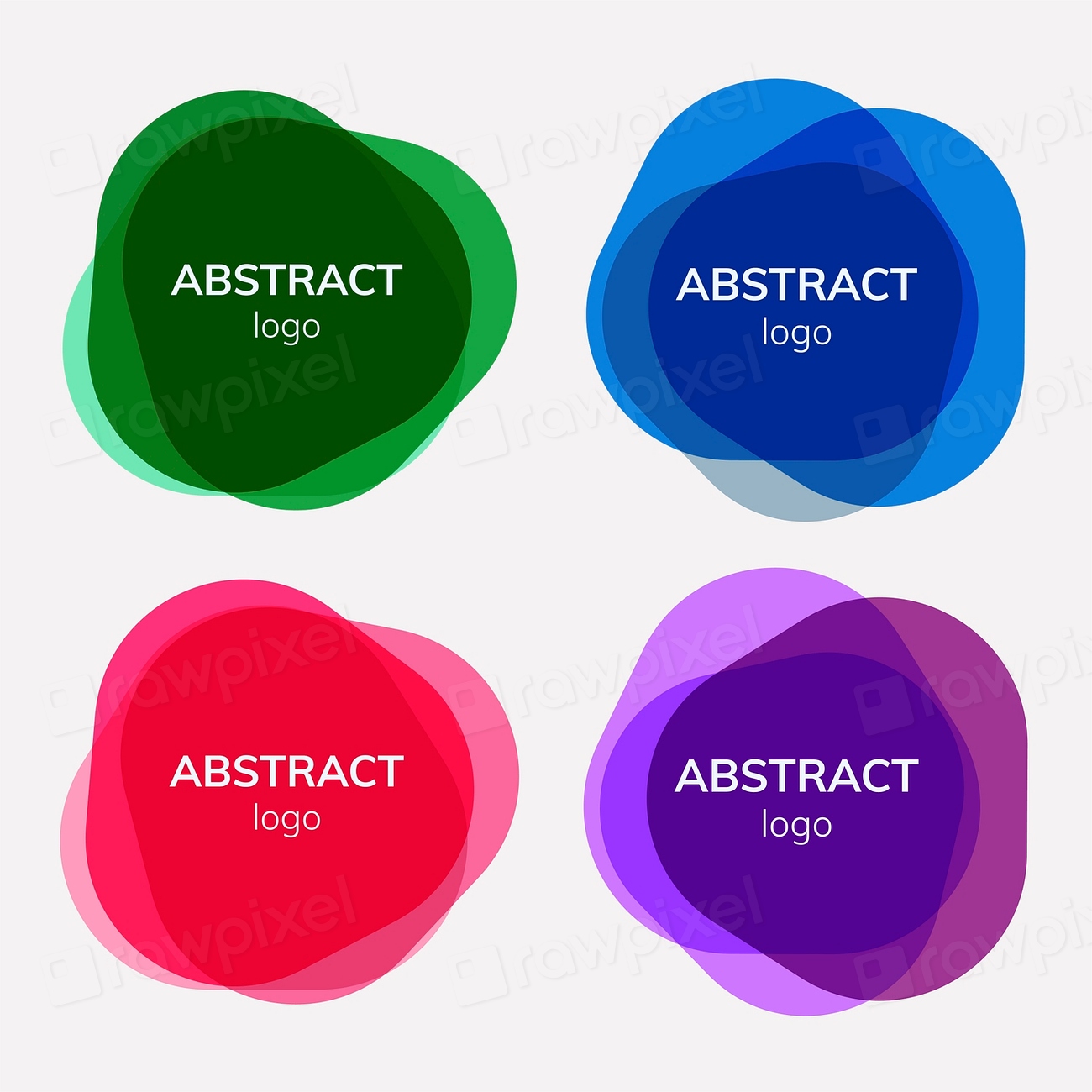 Set of abstract badge designs | Free Vector - rawpixel