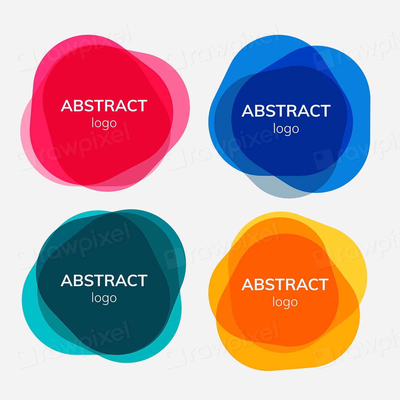 Set of abstract badge designs | Premium Vector - rawpixel