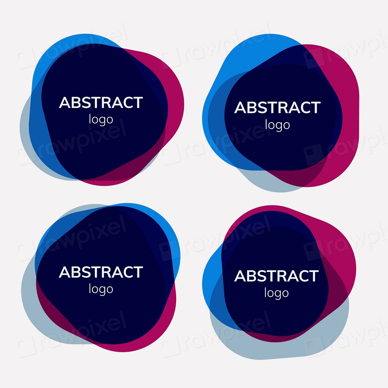Set of abstract badge designs | Free Vector - rawpixel