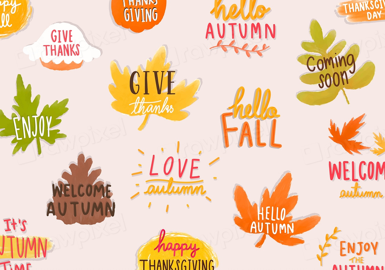 Set autumn or fall illustrations | Premium Vector - rawpixel