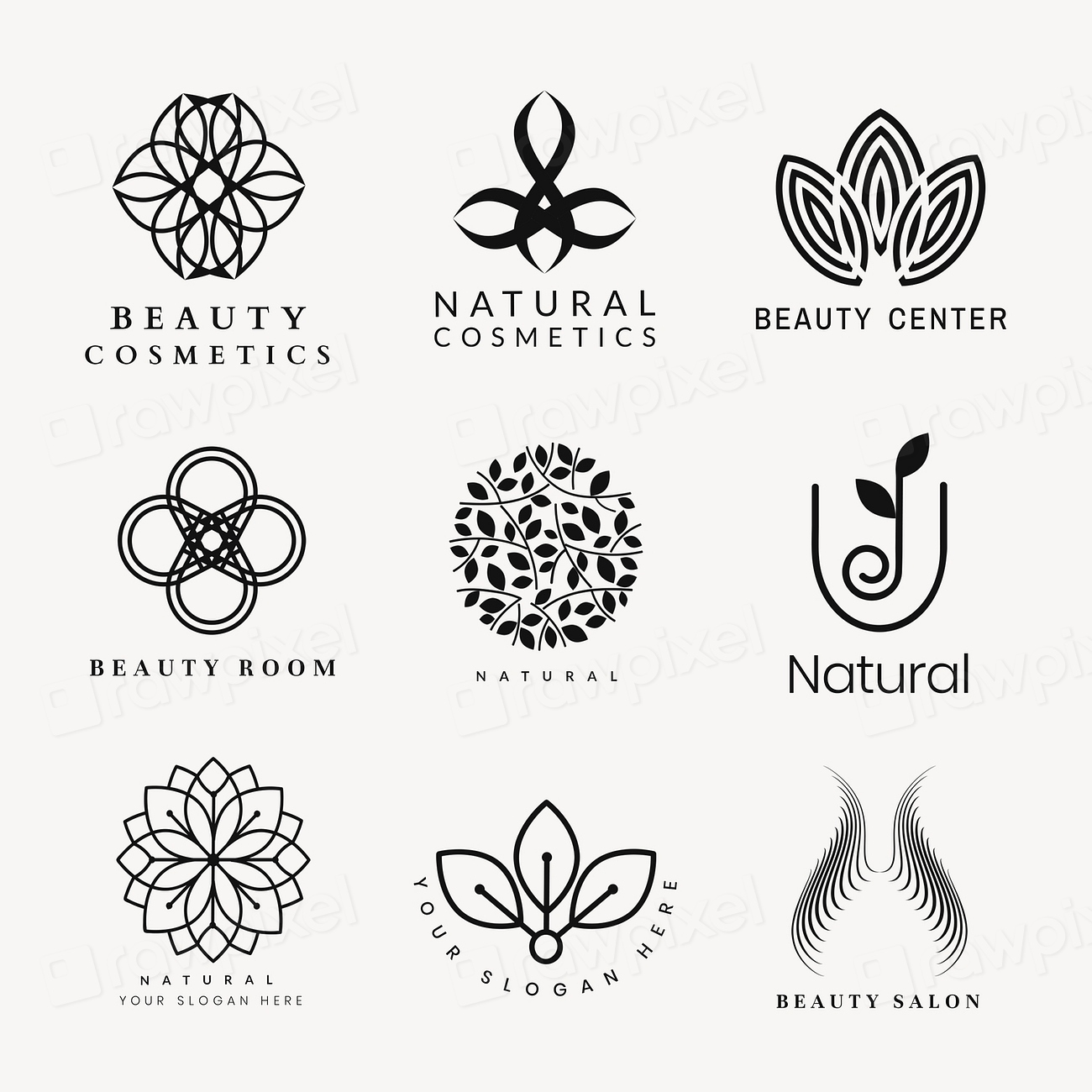 Beauty spa logo template, professional | Premium PSD - rawpixel