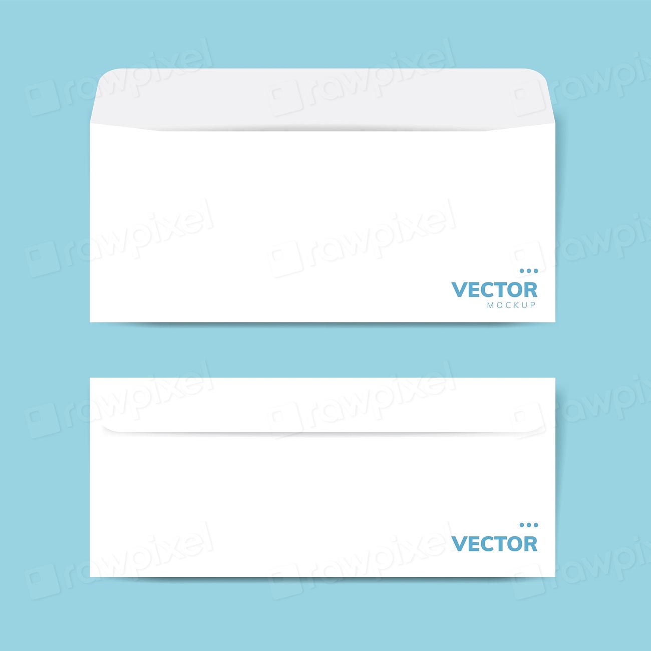 Paper envelope design mockup vector | Free Vector - rawpixel