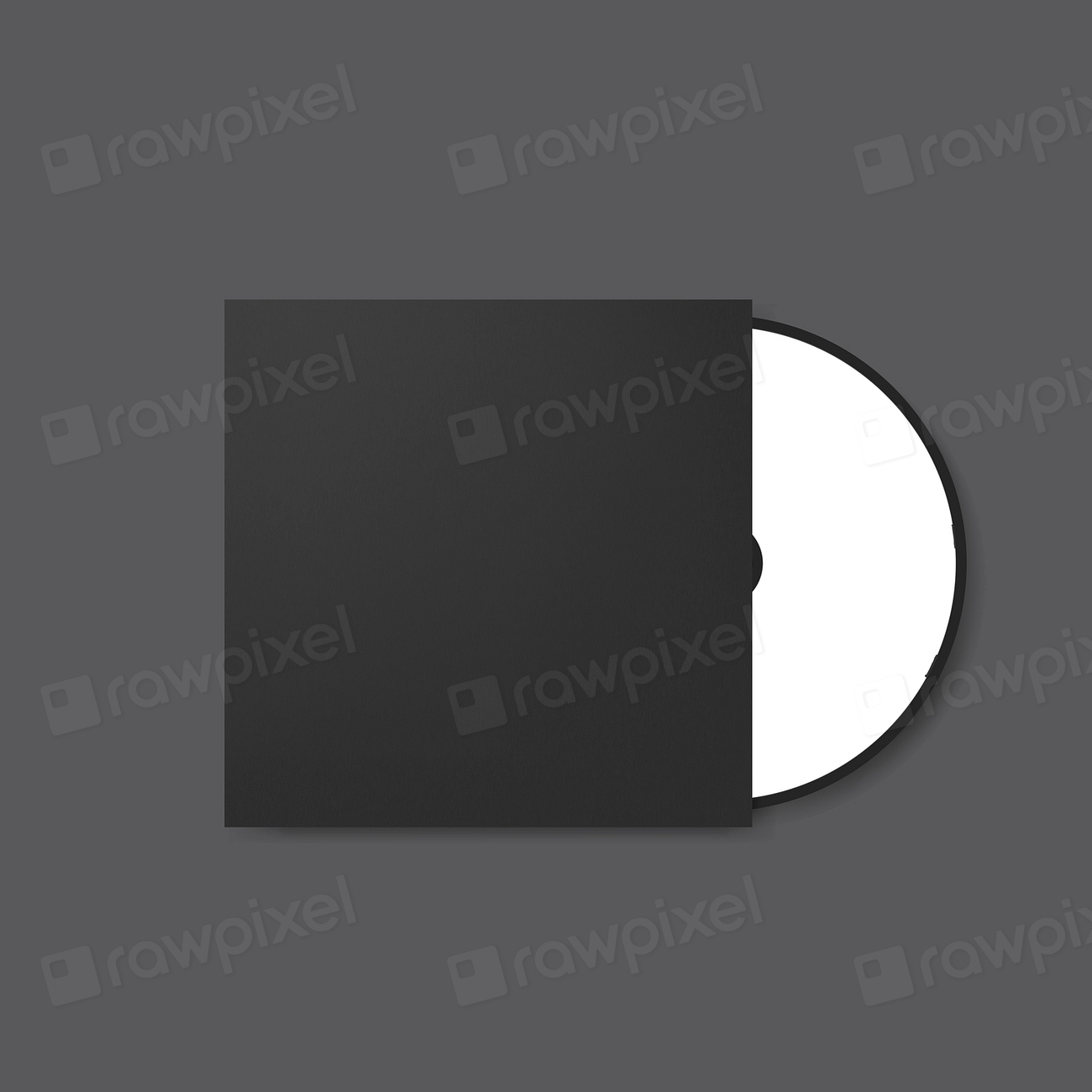 Black CD packaging template | Premium PSD Mockup - rawpixel