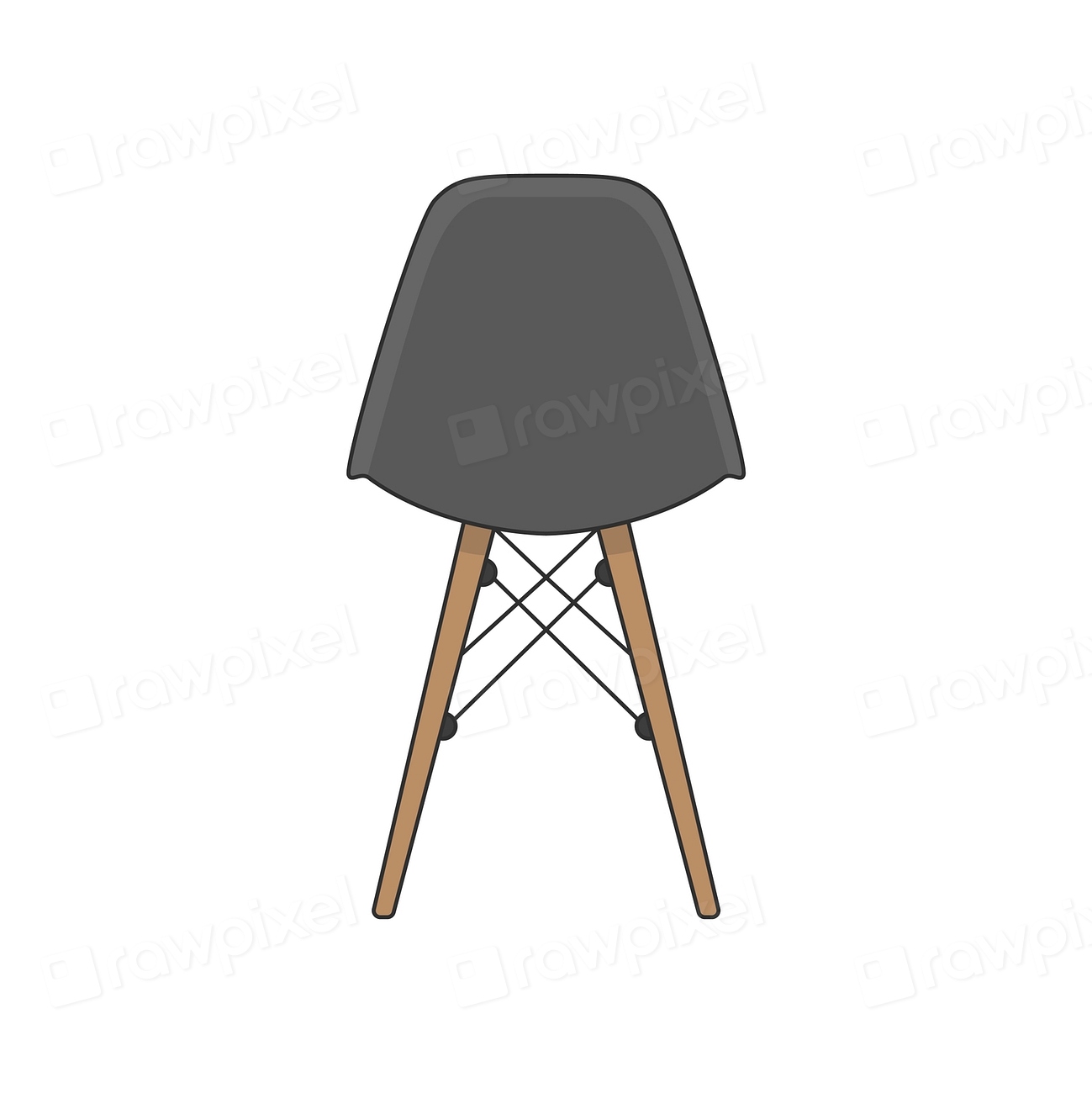 Illustration back chair | Free Vector - rawpixel