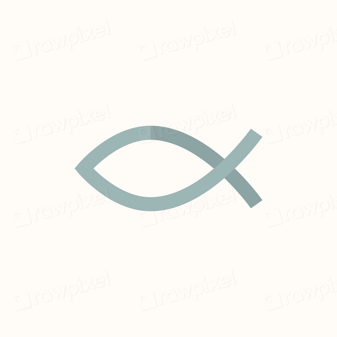 Illustration Christian fish symbol | Premium Vector - rawpixel