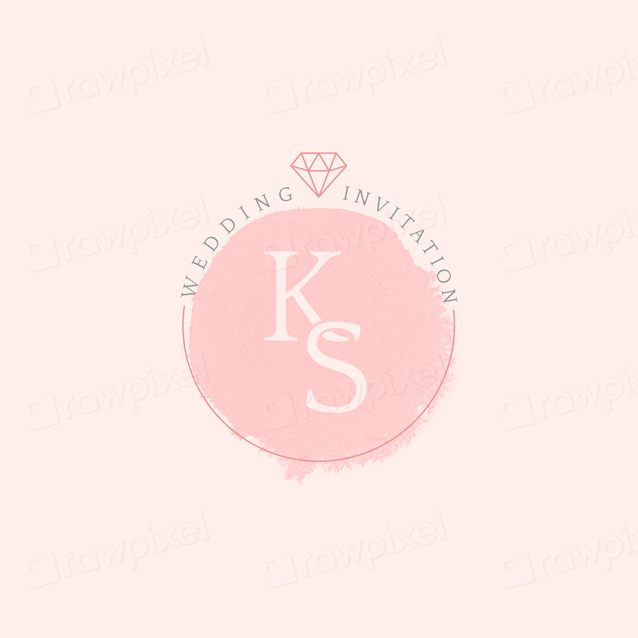 Wedding invitation badge design vector | Premium Vector - rawpixel