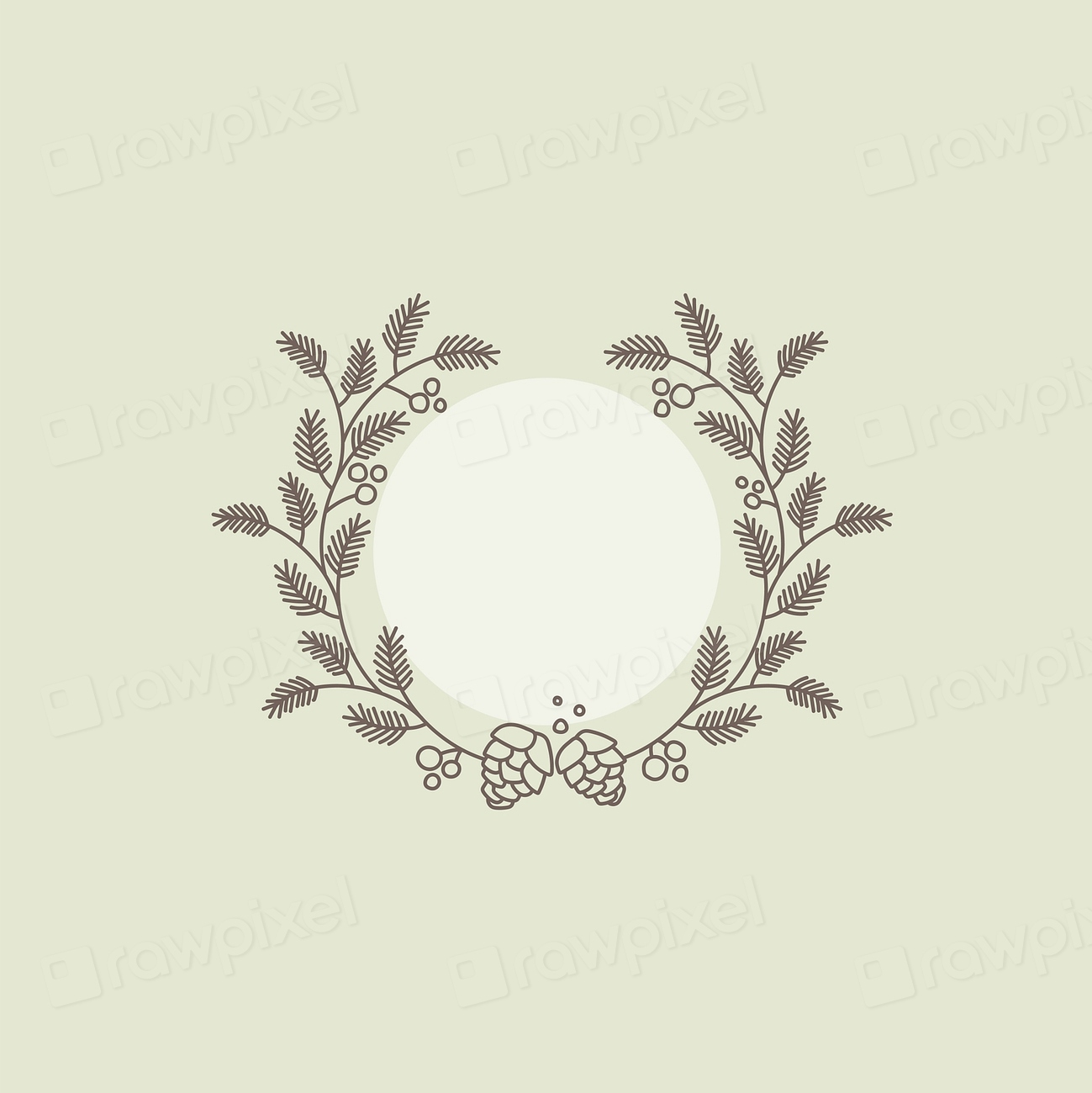 Botanical frame design element vector | Premium Vector - rawpixel