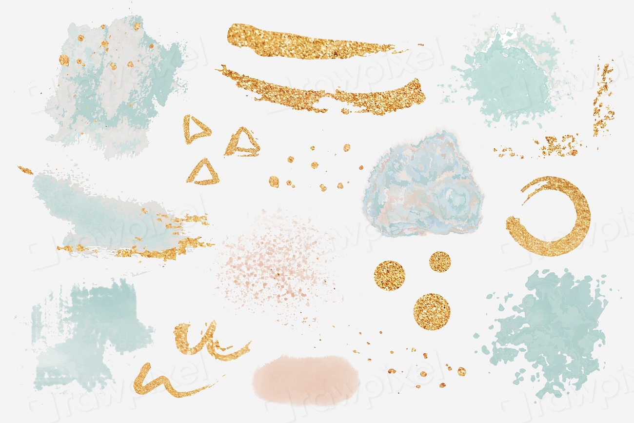 Paint splatter design elements set | Premium Vector - rawpixel