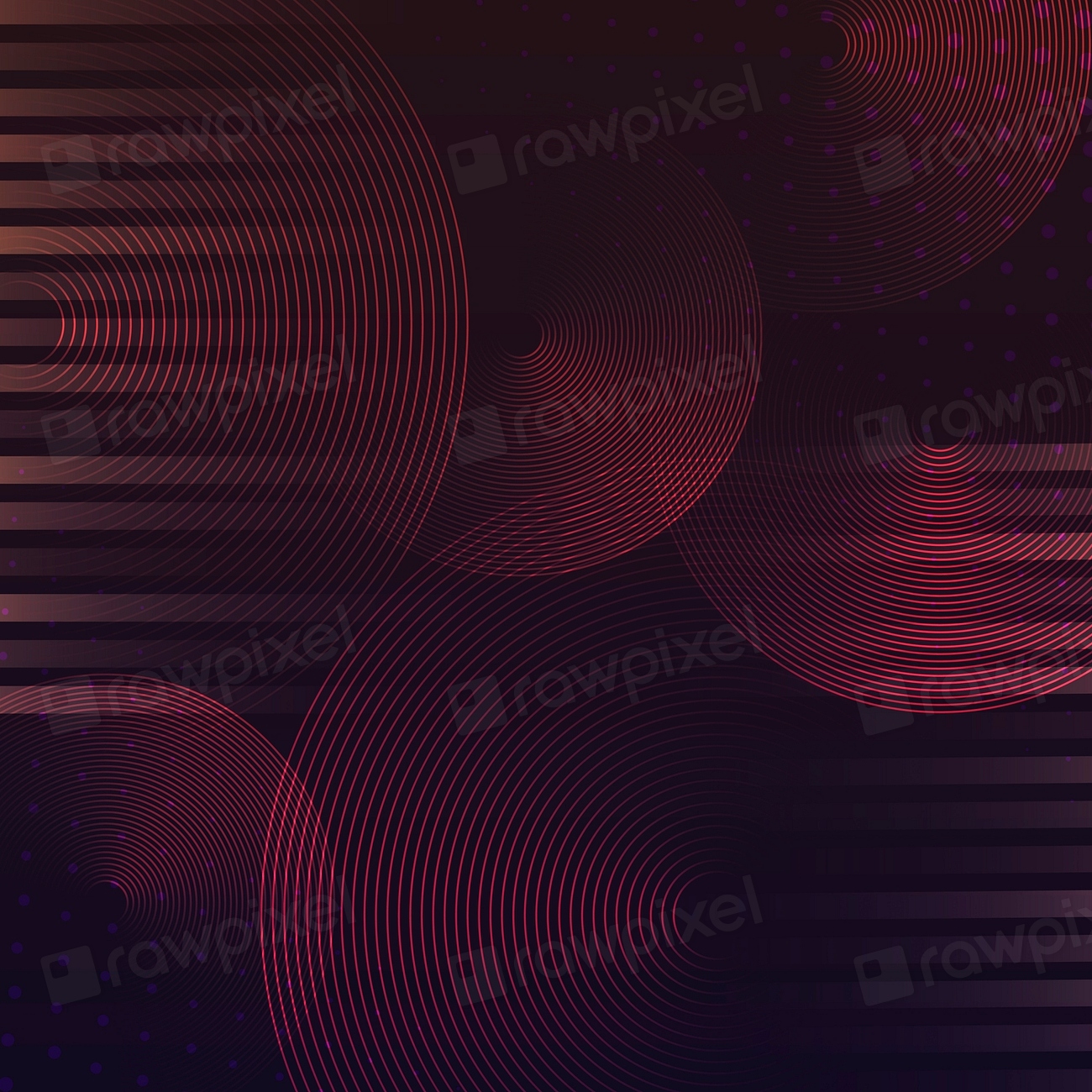 Red circle pattern background vector | Premium Vector - rawpixel