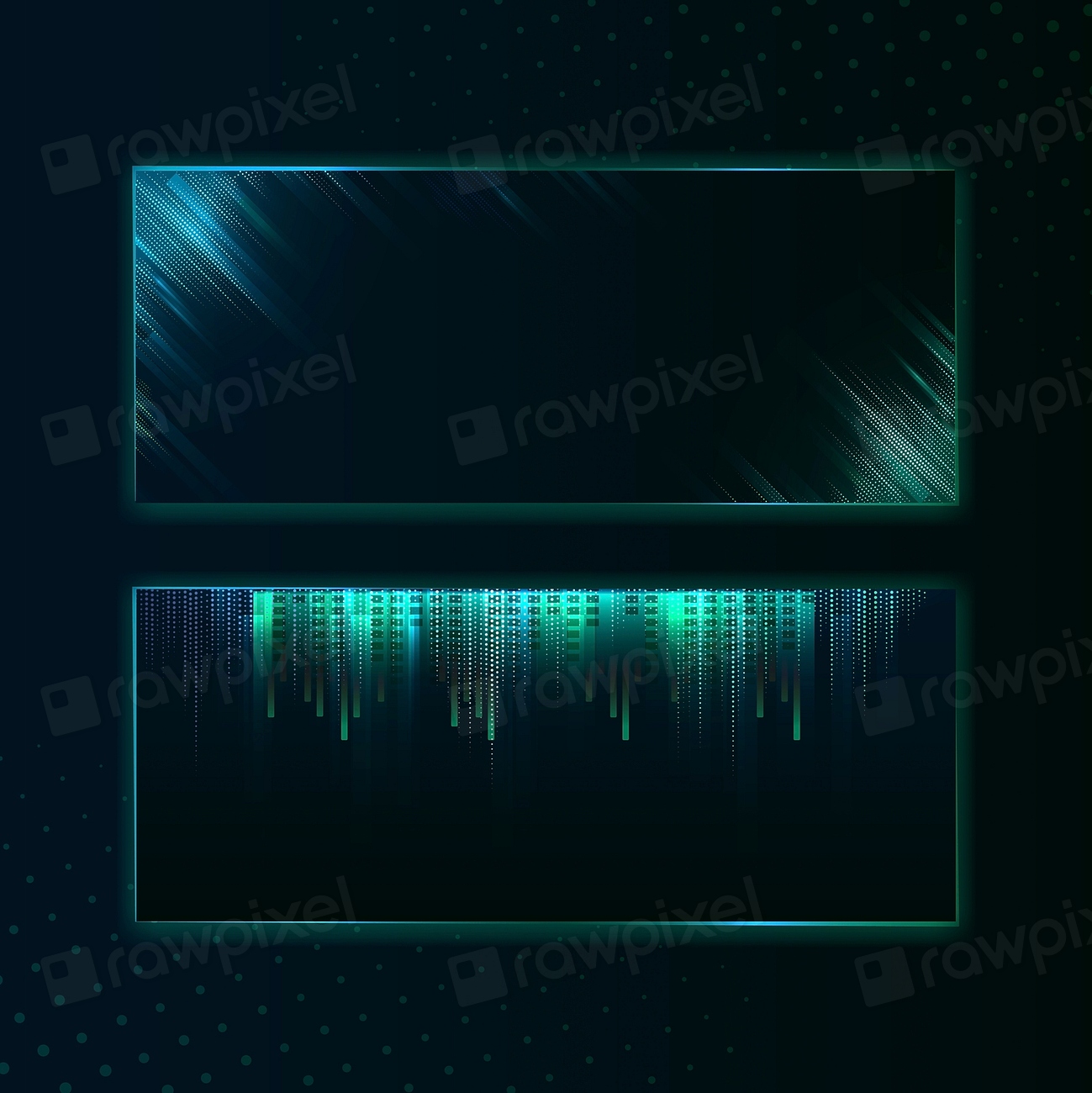 Blank green rectangle banner signboard | Premium Vector - rawpixel