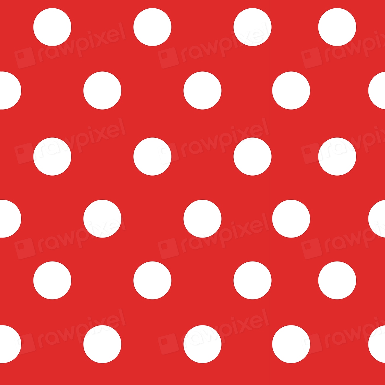 Red white seamless polka dot | Premium Vector - rawpixel