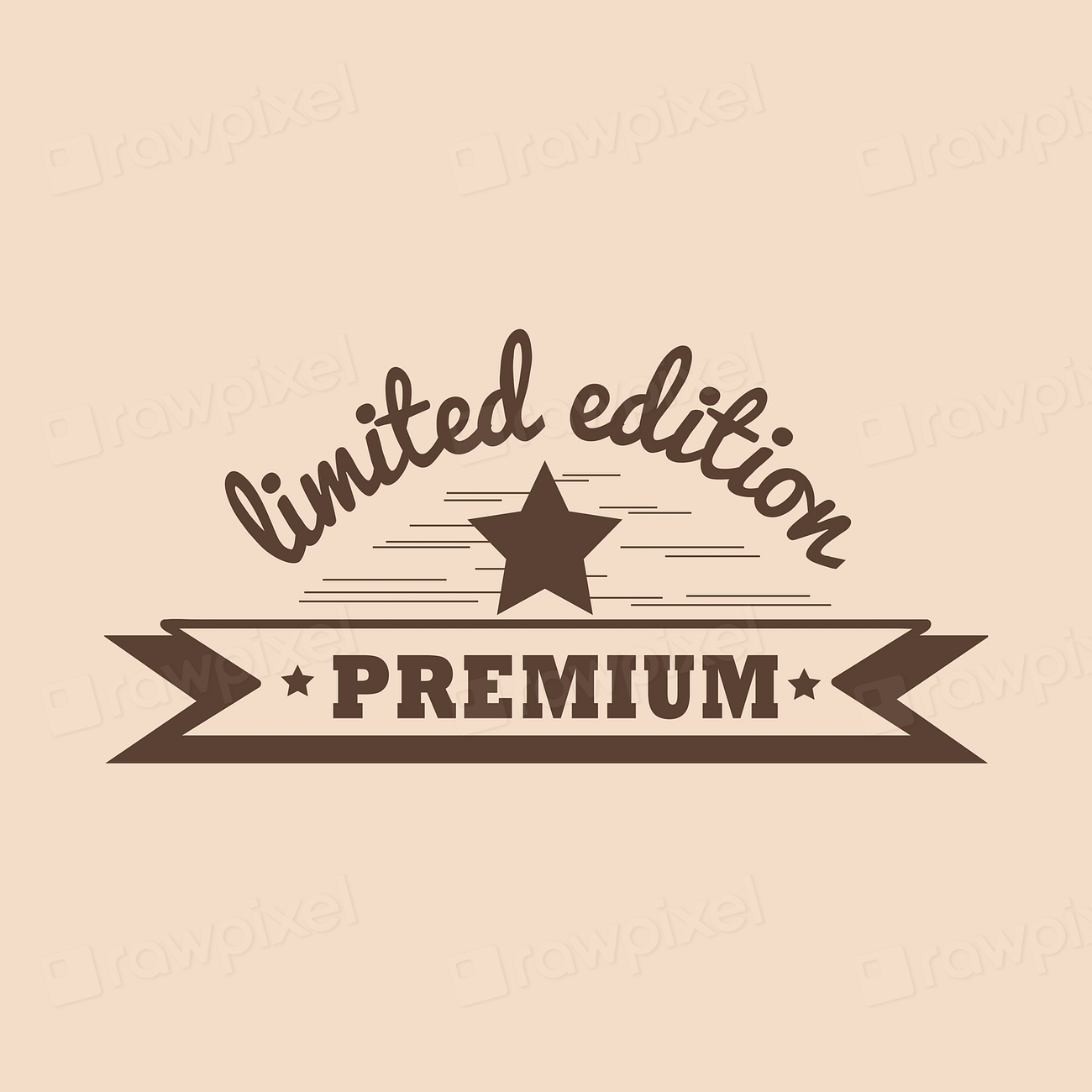 Premium limited edition badge vector | Premium Vector - rawpixel