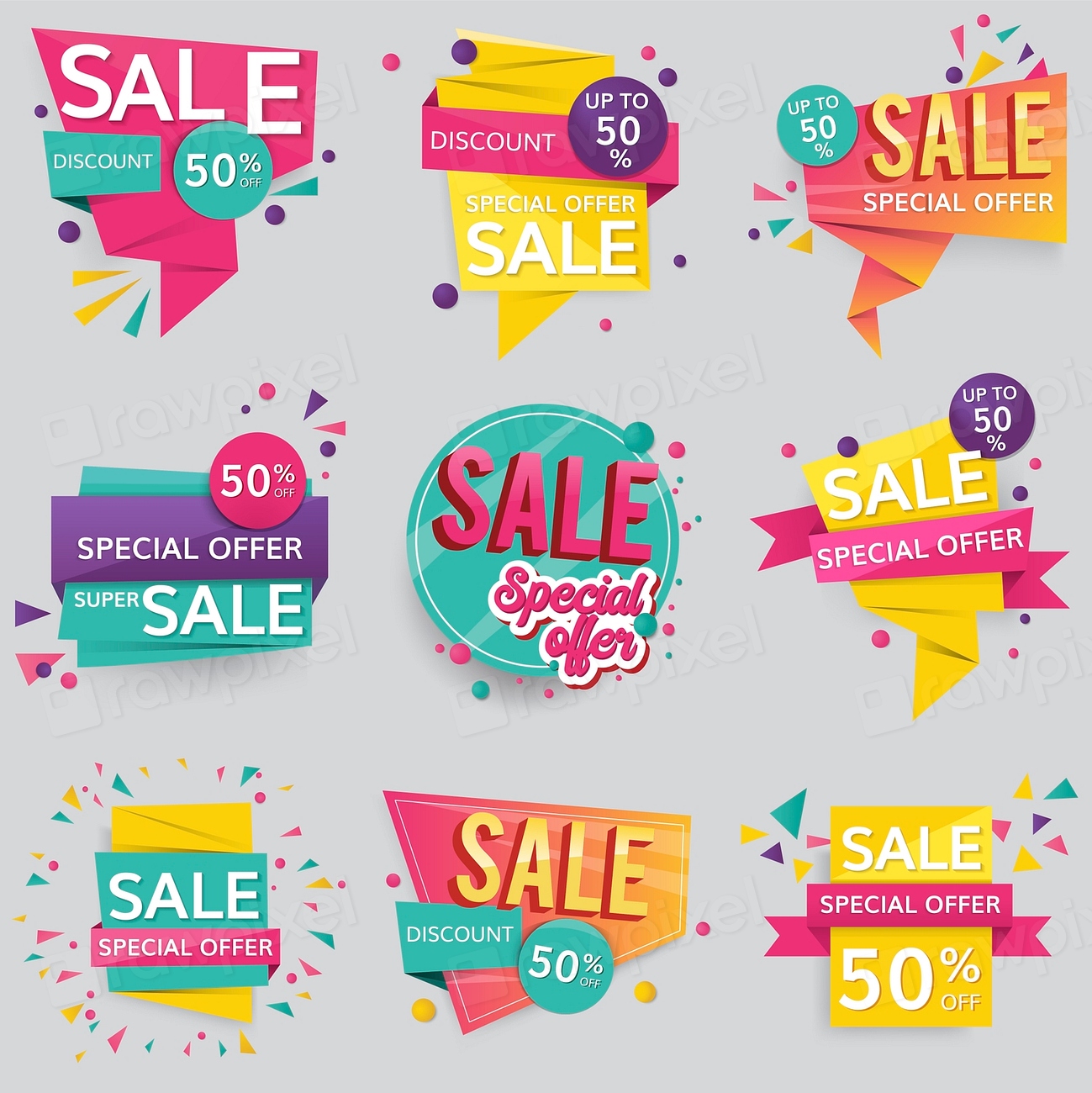 Shop sale and promotion advertisement | Premium Vector - rawpixel