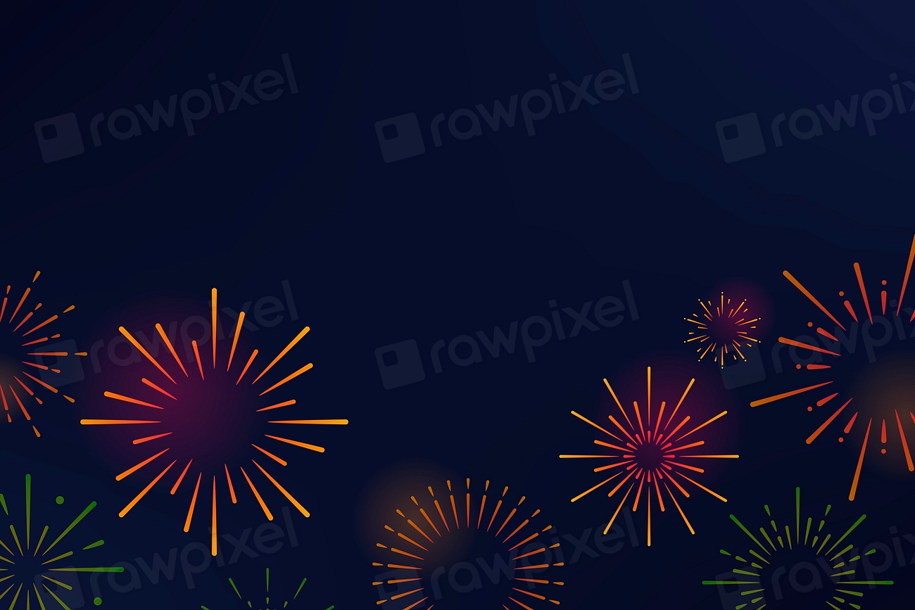 Firework explosions background design vector | Premium Vector - rawpixel