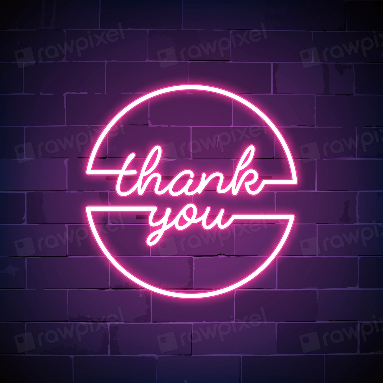 Thank you neon sign vector | Premium Vector - rawpixel