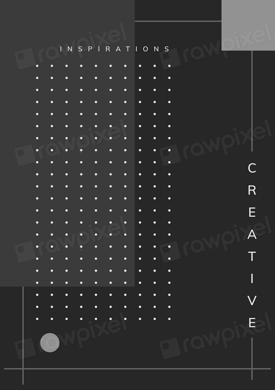 Minimal Memphis design inspiration poster | Free Vector - rawpixel