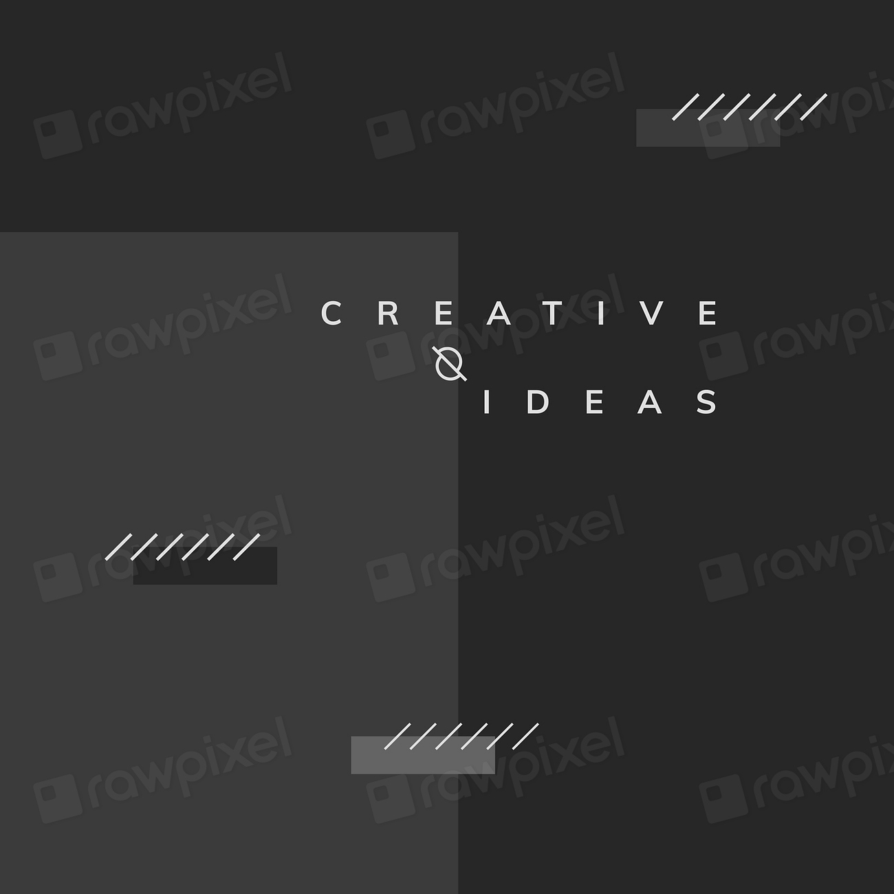 Minimal Memphis creative ideas poster | Premium Vector - rawpixel