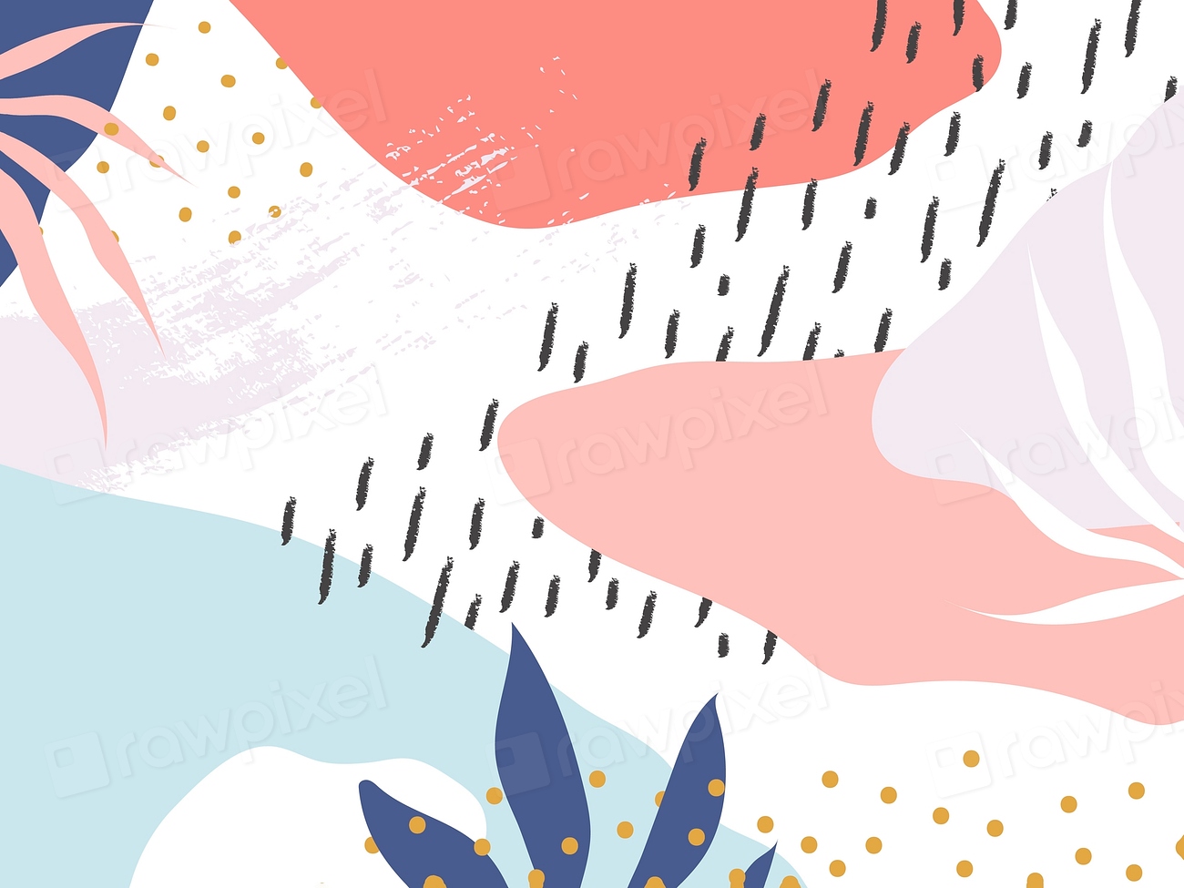 Colorful Memphis design background vector | Premium Vector - rawpixel