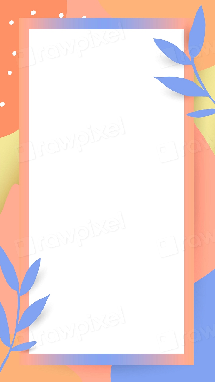 Rectangular Memphis frame design vector | Premium Vector - rawpixel