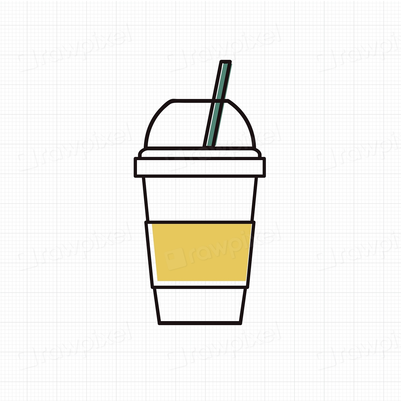 Vector cold drink cup icon | Premium Vector - rawpixel