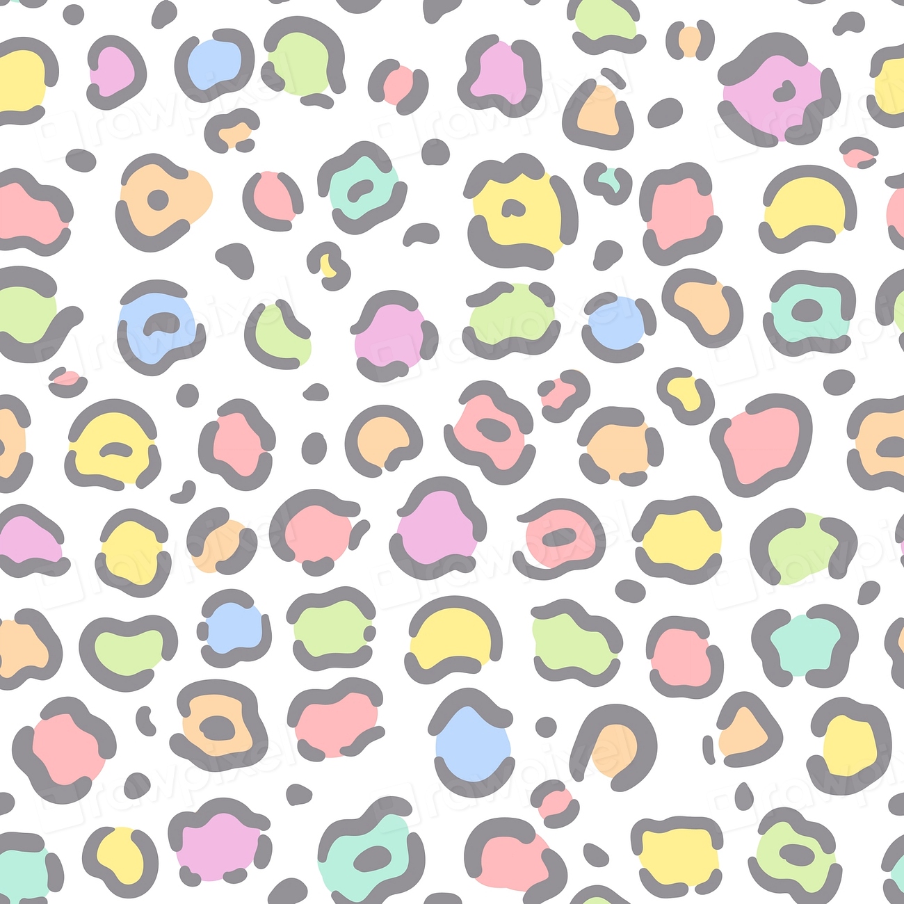 Seamless colorful animal print pattern | Premium Vector - rawpixel