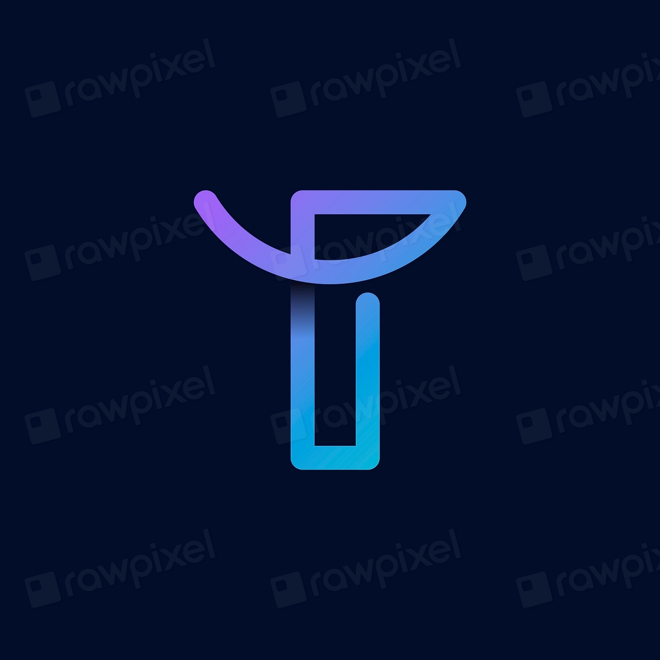 Retro colorful letter T vector | Premium Vector - rawpixel
