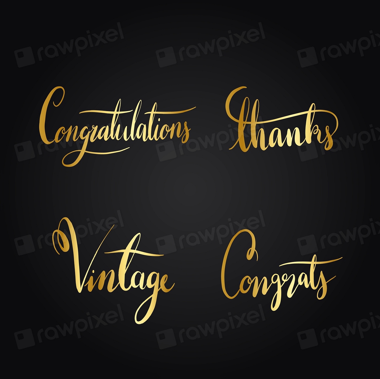 Greetings wording typography style vector | Premium Vector - rawpixel