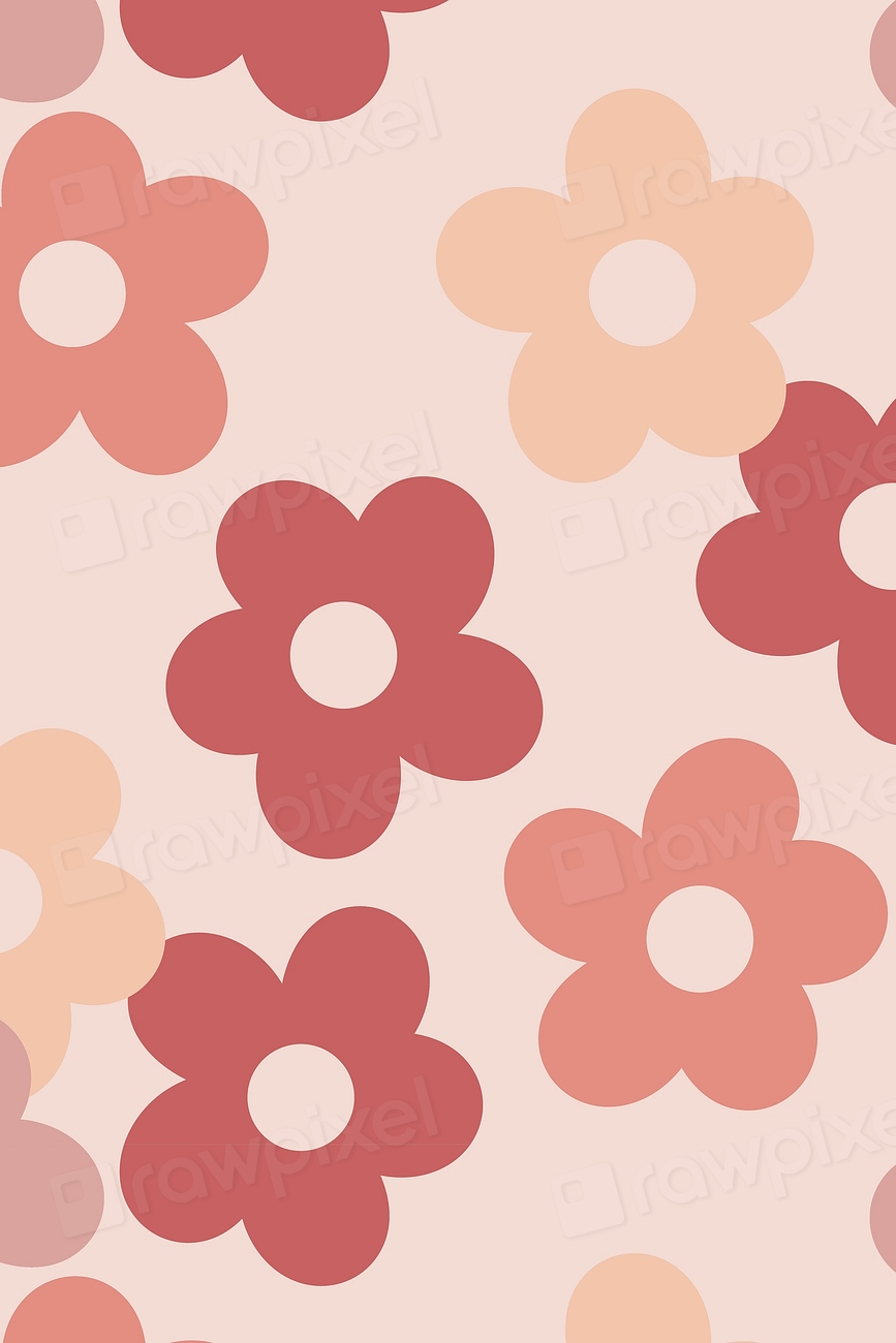 Pink seamess floral patterned background | Free Vector - rawpixel