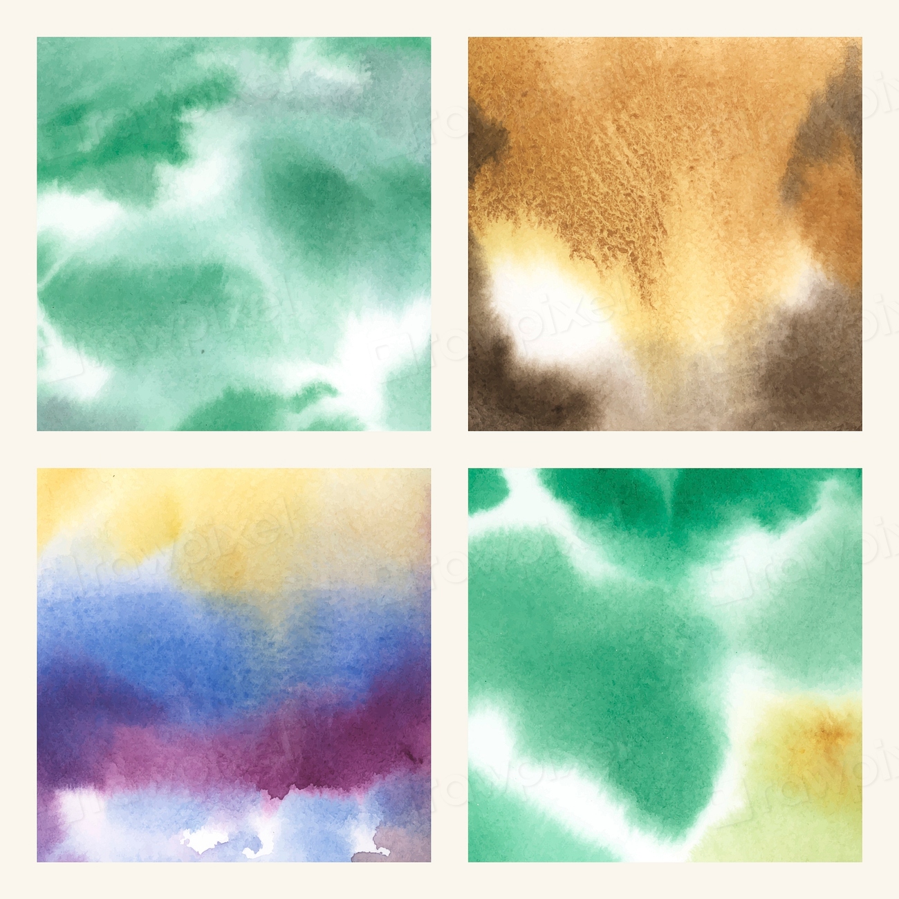 Abstract colorful watercolor stain texture | Free Vector - rawpixel