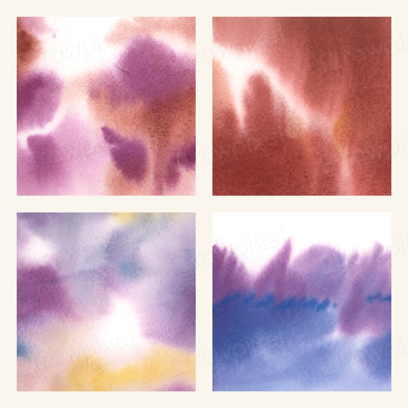 Abstract colorful watercolor stain texture | Free Vector - rawpixel