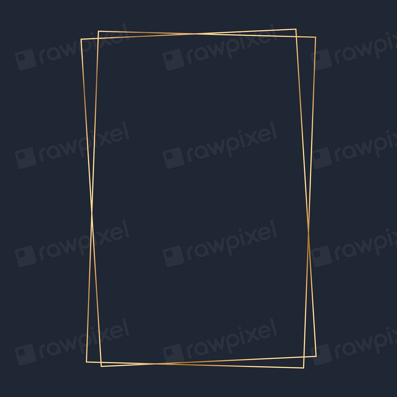 Golden rectangle frame template vector | Premium Vector - rawpixel
