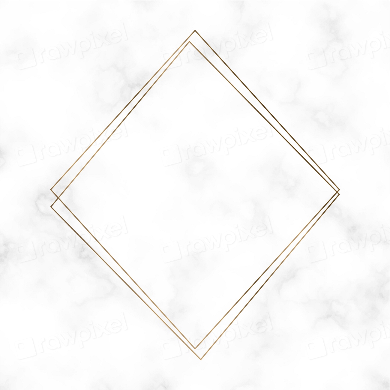 Golden square frame template vector | Premium Vector - rawpixel