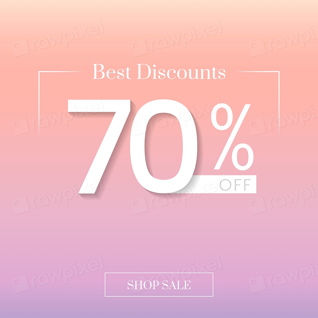 Best discount 70 percent sale | Premium Vector - rawpixel