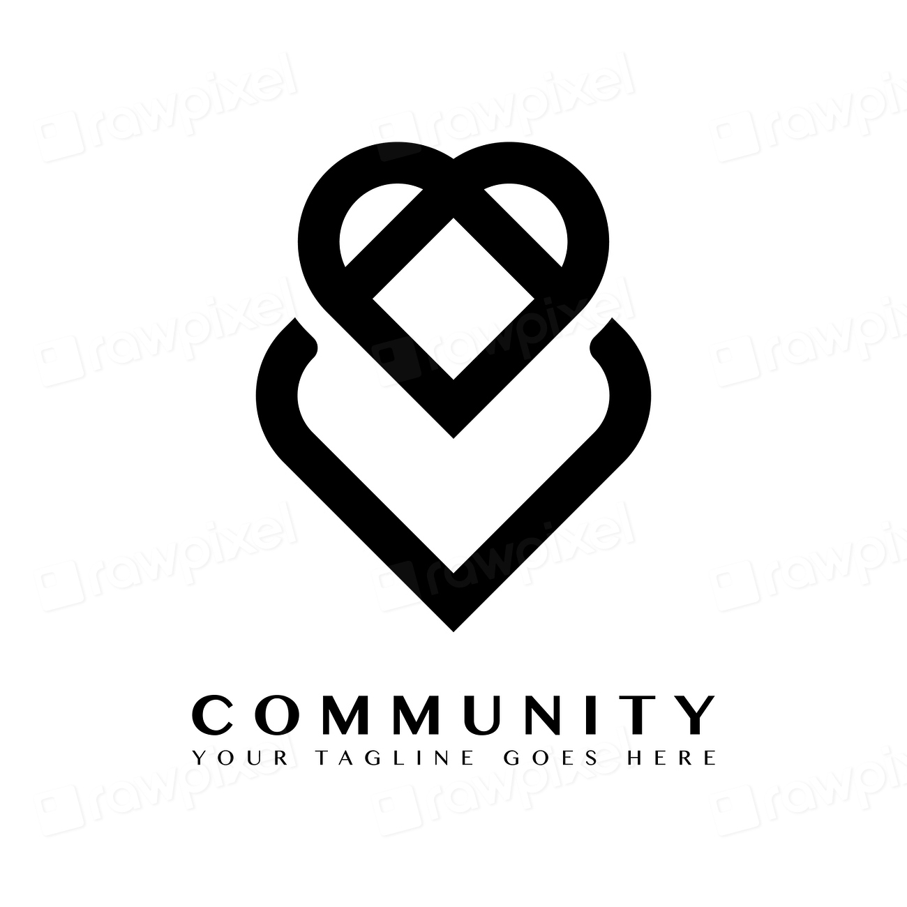 Community branding logo design sample | Premium Vector - rawpixel